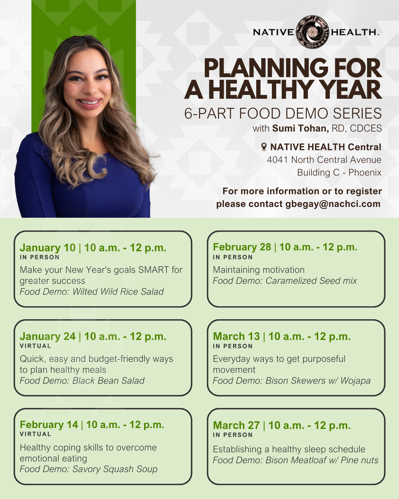 Planning for a Healthy Year: Food Demo Series Part 2 - Native Health of ...