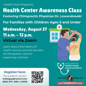 Health Start: Health Center Awareness Class - Native Health of Phoenix
