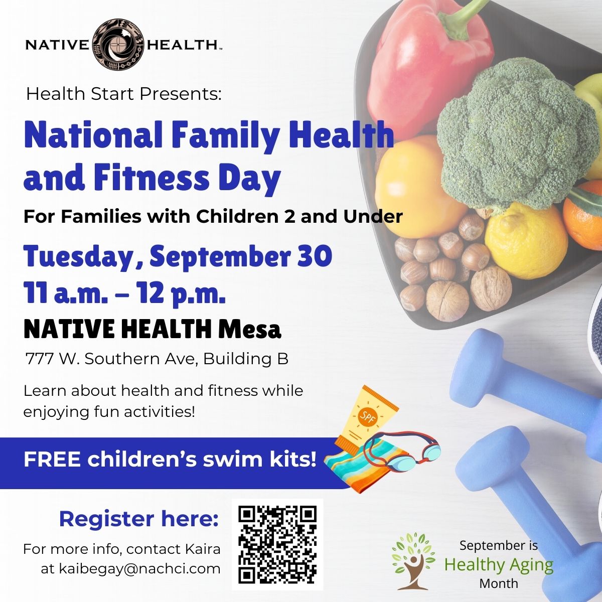 Health Start: National Family Health and Fitness Day - Native Health of ...